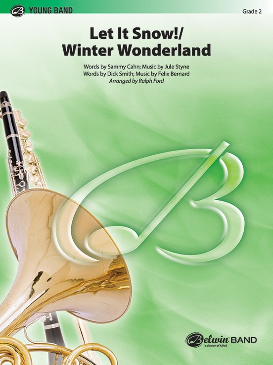 Let It Snow! / Winter Wonderland: Concert Band Conductor Score & Parts ...