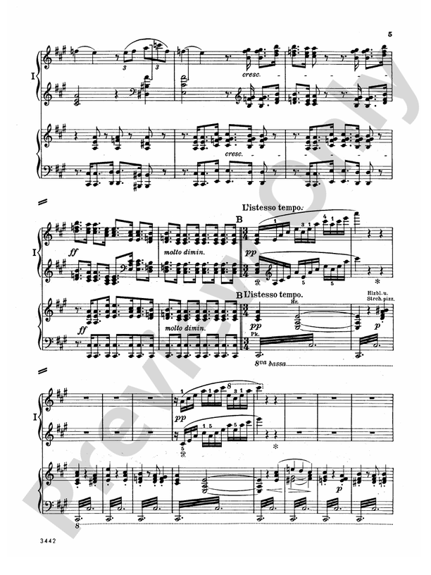 Brahms: Symphonic Variations: Symphonic Variations Part - Digital Sheet ...