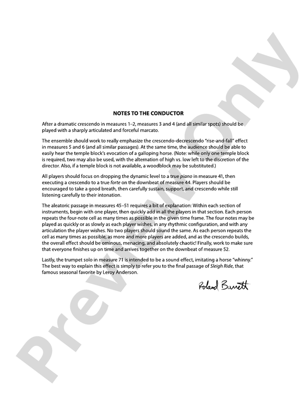 The Legend of El Muerto: Score: Concert Band Score - Digital Sheet ...