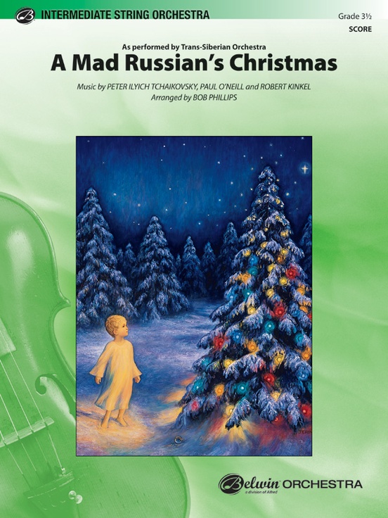 A Mad Russian's Christmas: 1st Violin: 1st Violin Part - Digital Sheet ...