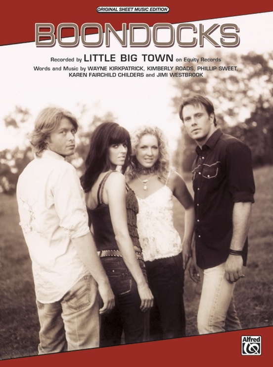 Boondocks: Piano/Vocal/Chords: Little Big Town - Digital Sheet Music ...