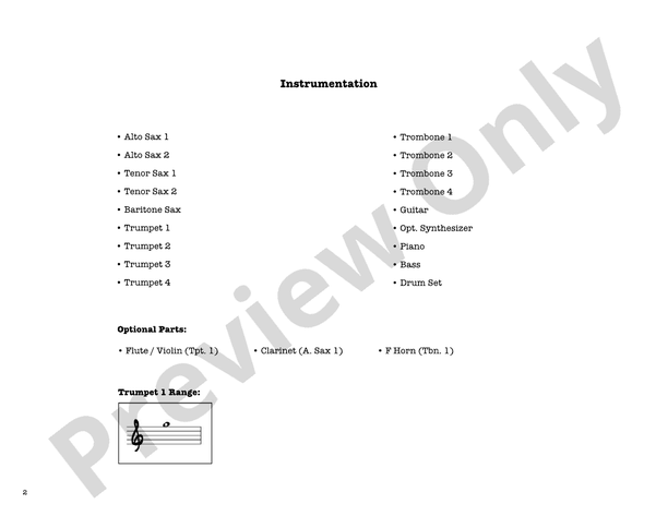 Prog Pacific: Jazz Ensemble Conductor Score & Parts: Ryan Fraley - Digital Sheet Music Download