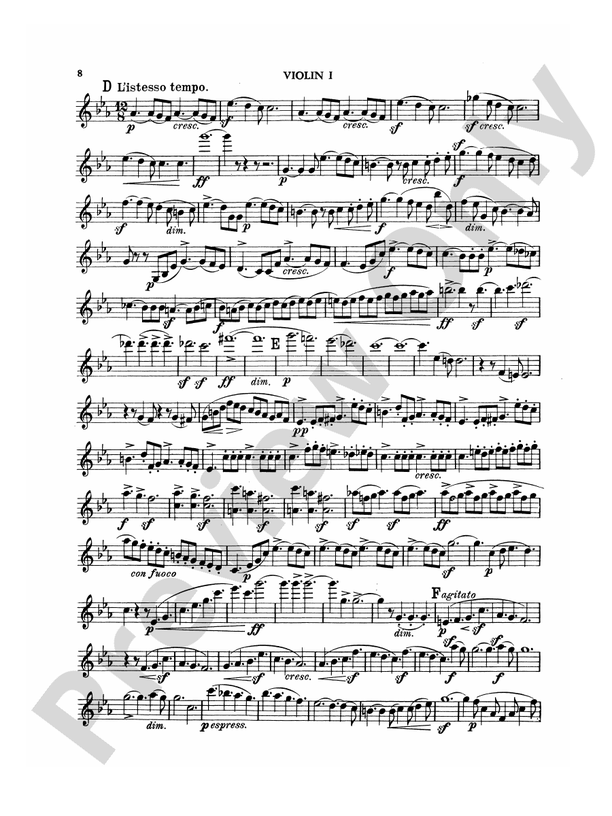 String Quartets, Op. 12; Op. 44, Nos. 1, 2 & 3: 1st Violin: 1st Violin Part - Digital Sheet ...