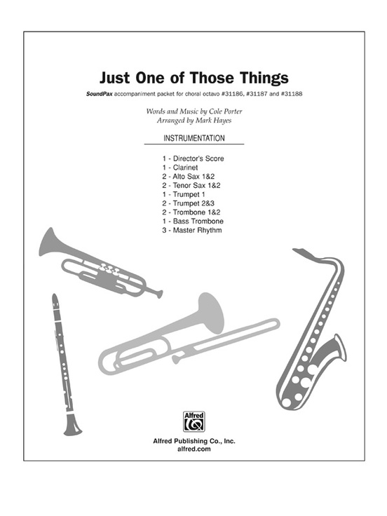 Just One of Those Things: 1st & 2nd E-flat Alto Saxophone: 1st & 2nd E-flat Alto Saxophone Part ...