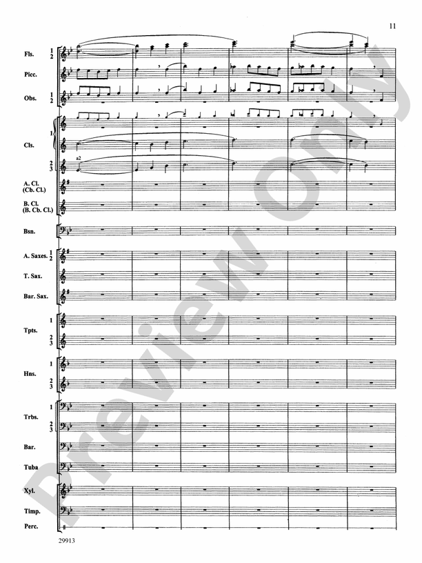 Two Songs Without Words: Score: Concert Band Score - Digital Sheet ...