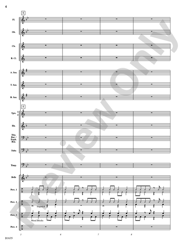 The Woodwork Factory: Score: Concert Band Score: Mekel Rogers - Digital Sheet Music Download