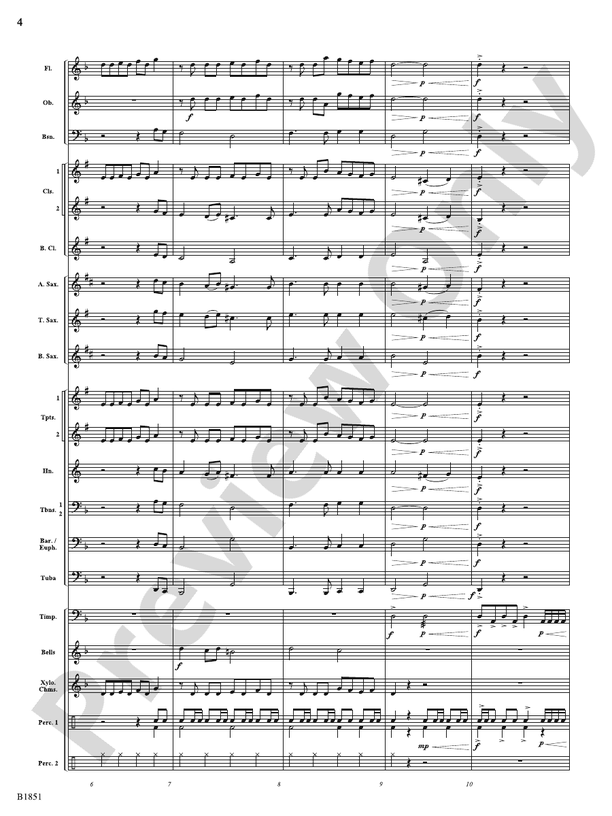 The Grid: Score: Concert Band Score: Adrian B. Sims - Digital Sheet ...