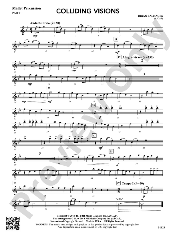 Colliding Visions: Part 1 - Mallet Percussion: Part 1 - Mallet ...