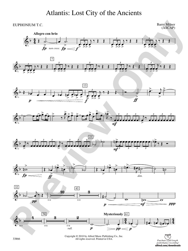 Atlantis: (wp) Baritone T.C.: (wp) Baritone T.C. World Part - Digital ...