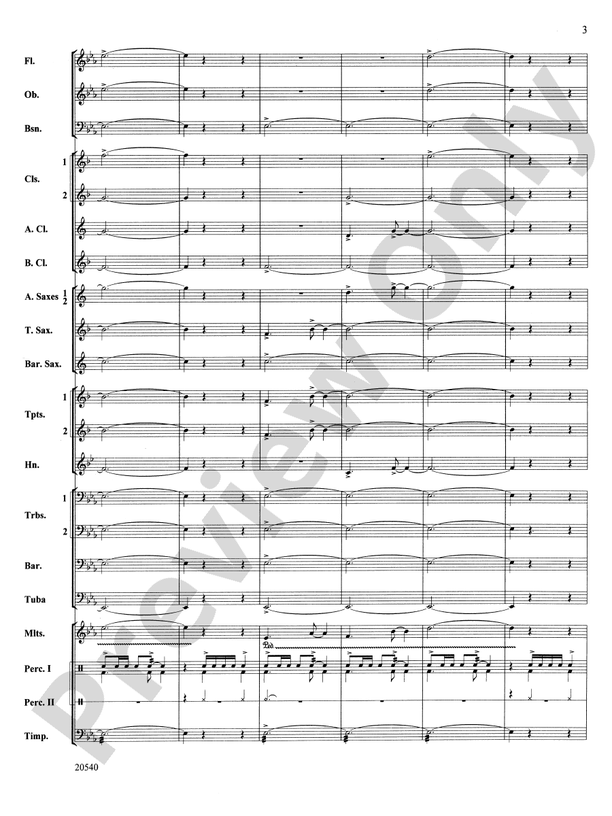 Matrix: Score: Concert Band Score - Digital Sheet Music Download