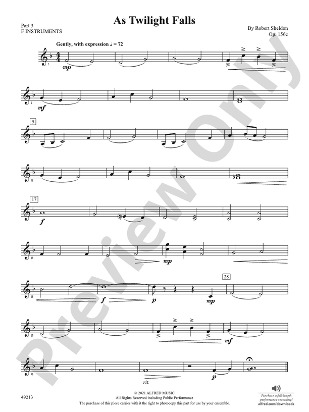 As Twilight Falls: Part 3 - F Instruments: Part 3 - F Instruments Part ...