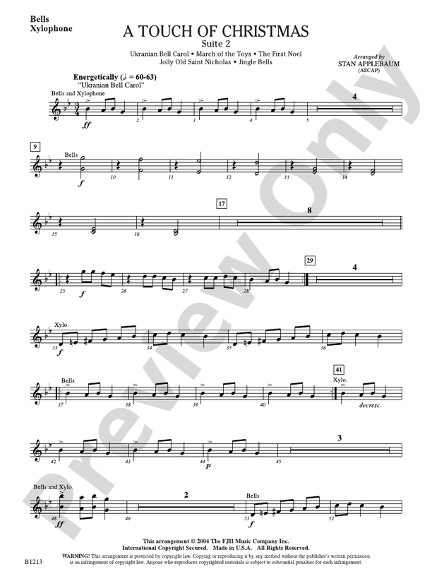 A Touch of Christmas: Suite 2: Bells / Xylophone: Bells / Xylophone ...