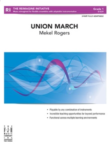 Union March: Flexible Band/String Ensemble Score: Mekel Rogers | Sheet ...