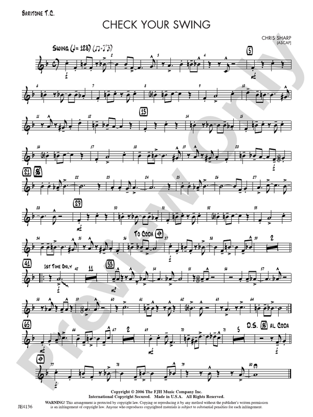 Check Your Swing: Alternate Baritone T.C.: Alternate Baritone T.C. Part ...