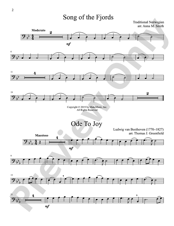 The Beginning Trombone Soloist: Trombone - Digital Sheet Music Download