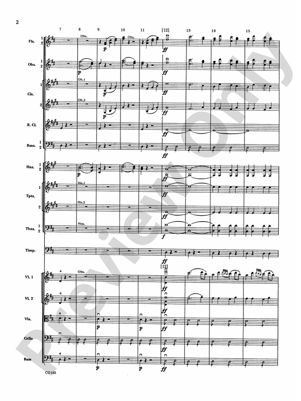 The Marriage of Figaro -- Overture: Full Orchestra Conductor Score ...