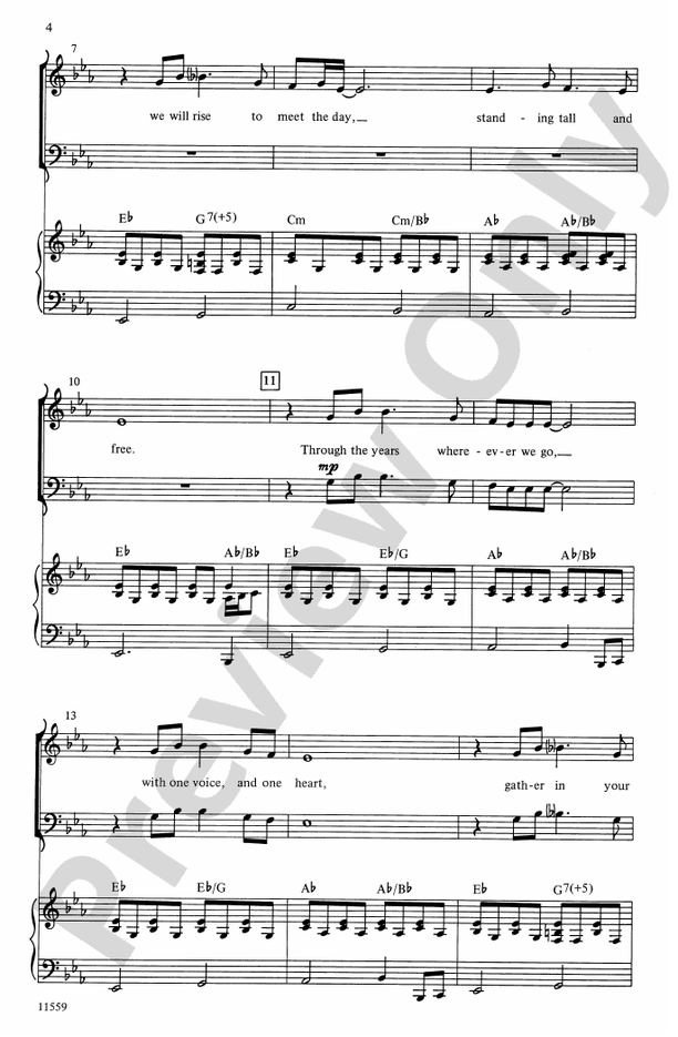 Stand As One: SAB Choral Octavo: Carl Strommen - Digital Sheet Music ...