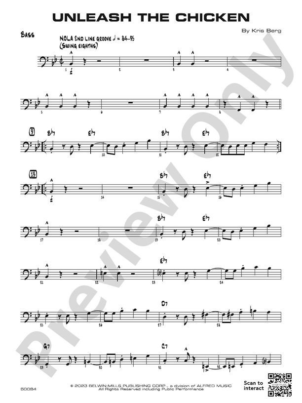 Unleash the Chicken: String Bass: String Bass Part - Digital Sheet ...