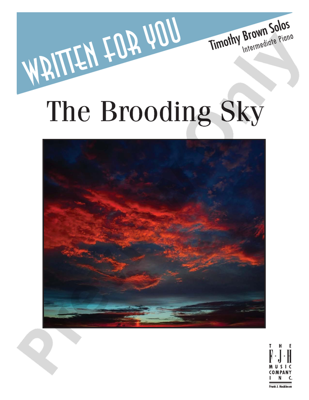 The Brooding Sky: Piano: Timothy Brown - Digital Sheet Music Download