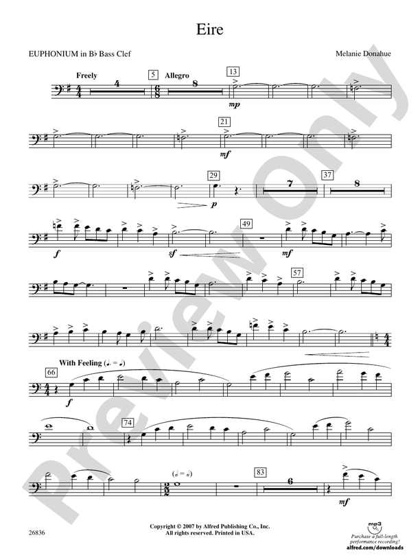Eire: (wp) B-flat Baritone B.C.: (wp) B-flat Baritone B.C. World Part ...