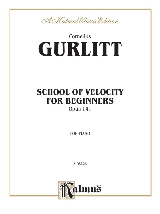 Gurlitt: School of Velocity for Beginners, Op. 141: No. 16 Part - Digital Sheet Music Download