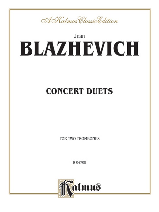 Blazhevich: Concert Duets: Trombone Book: Vladislav Blazhevich ...