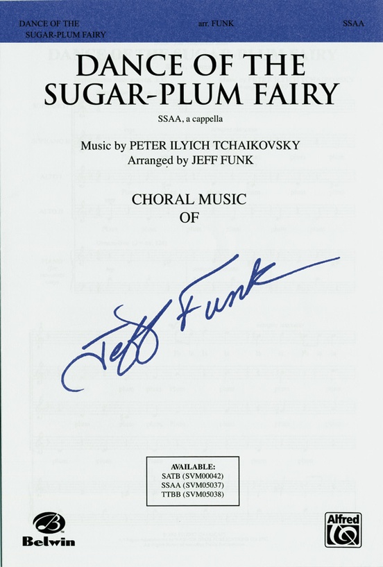 Dance of the Sugar-Plum Fairy: SSAA, a cappella Choral Octavo: Peter ...