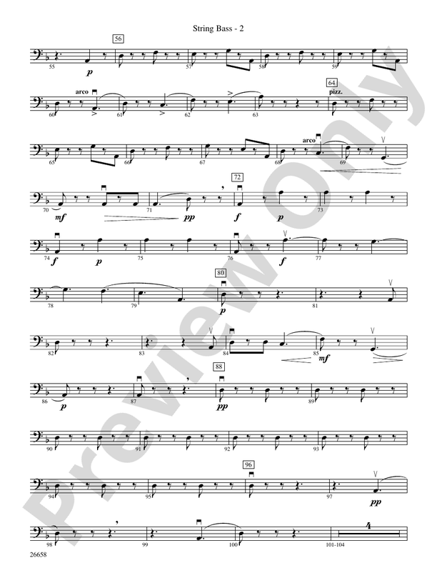 Halloween Spooktacular: String Bass: String Bass Part - Digital Sheet ...