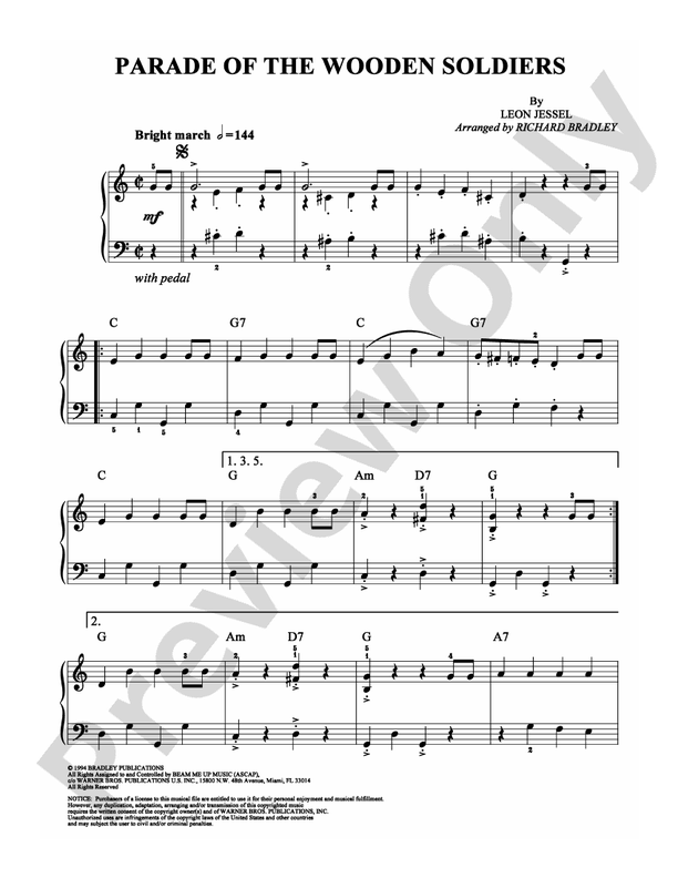 Parade of the Wooden Soldiers: Easy Piano: Leon Jessel - Digital Sheet ...