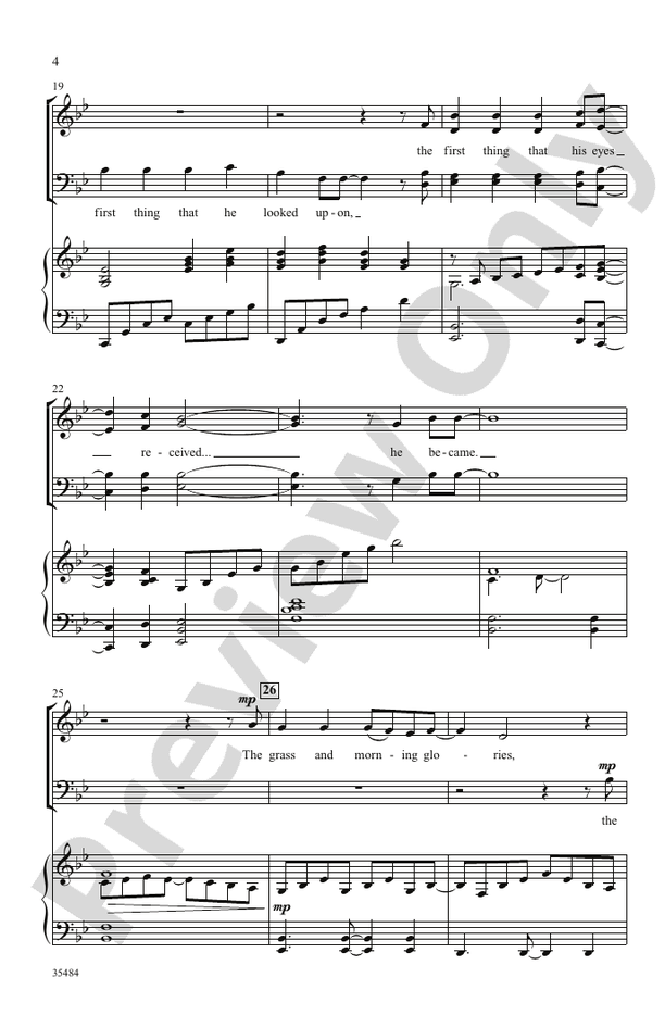 There Was a Child Went Forth: SATB Choral Octavo: Douglas E. Wagner ...
