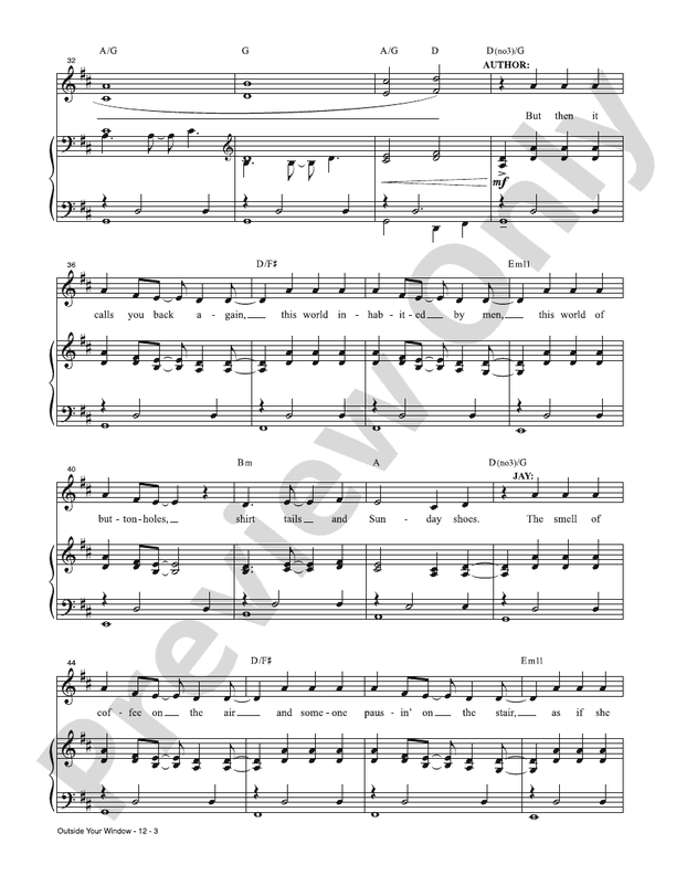 Outside Your Window from Knoxville: Piano: Stephen Flaherty - Digital ...