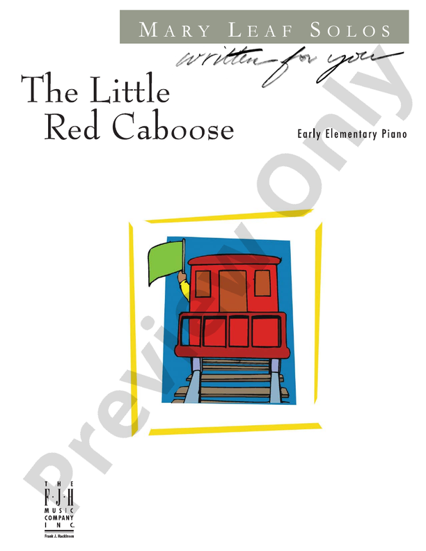 The Little Red Caboose: Piano: Mary Leaf - Digital Sheet Music Download