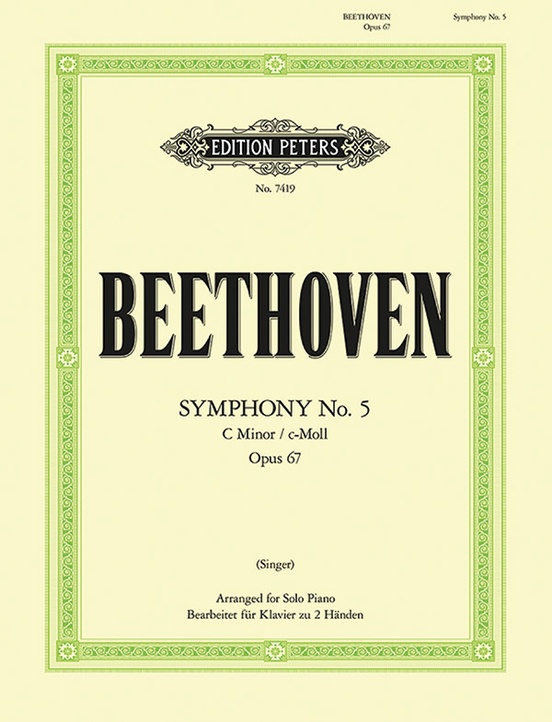 Symphony No. 5 in C minor Op.67: Piano Solo: Ludwig van Beethoven | Sheet Music