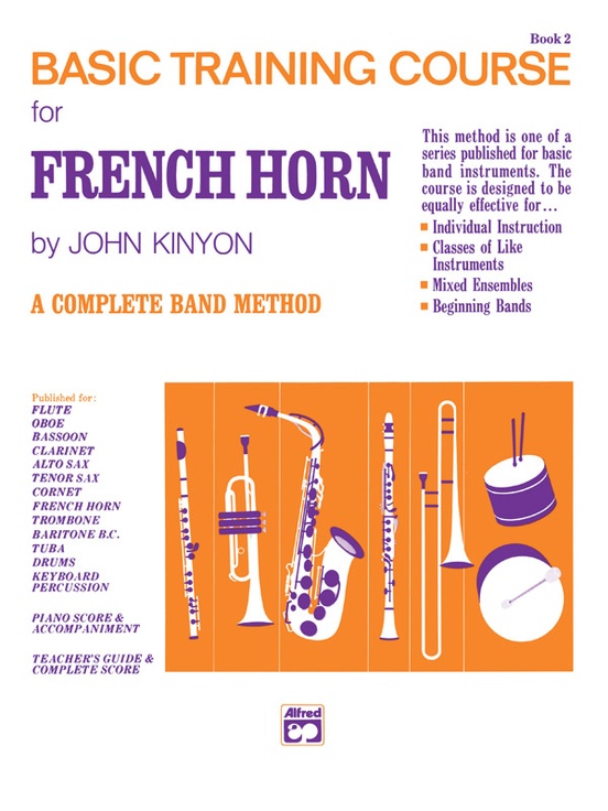 John Kinyon's Basic Training Course, Book 2: French Horn Book | Sheet Music