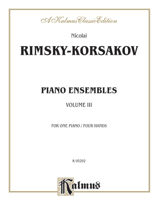 Rimsky-Korsakov: Piano Duets, Volume III: "Joke" Quadrille: Trenis. N ...
