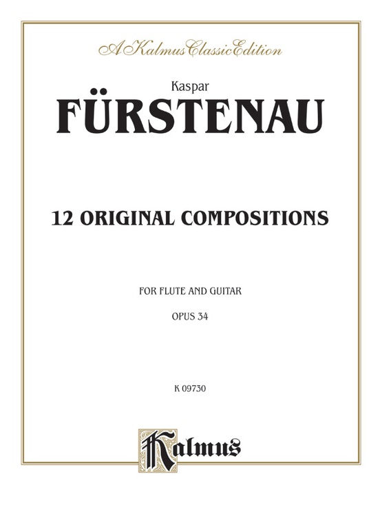 Furstenau: Twelve Original Compositions, Op. 34: Guitar Book: Kaspar ...