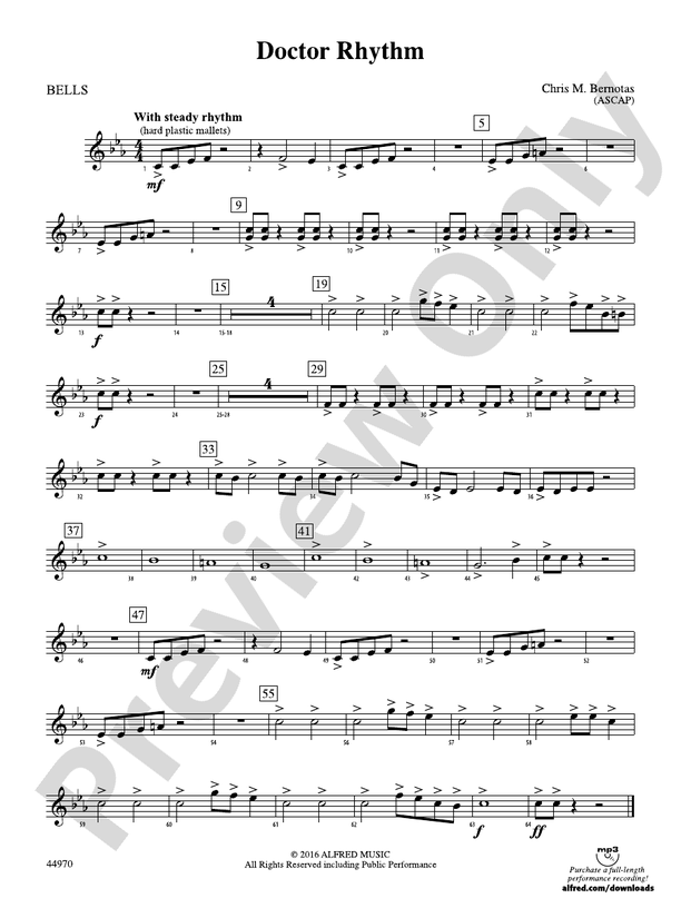 Doctor Rhythm: Bells: Bells Part - Digital Sheet Music Download