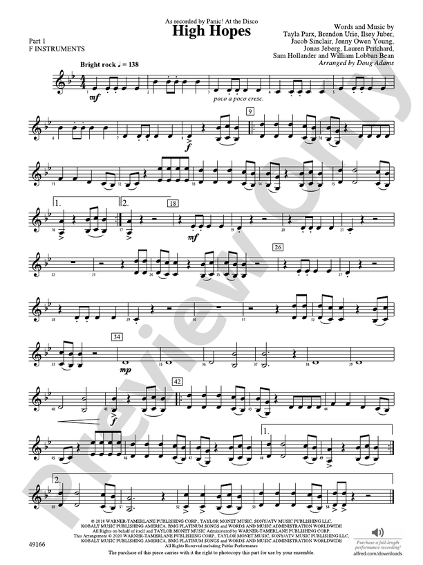 High Hopes: Part 1 - F Instruments: Part 1 - F Instruments Part ...