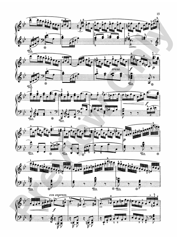 Dussek: Six Pieces: Les Adieux (Rondeau) Part - Digital Sheet Music ...