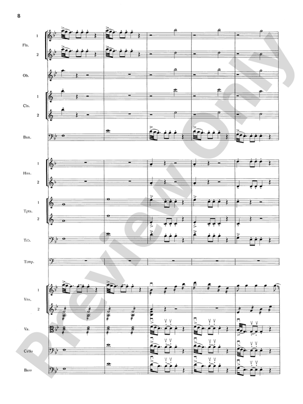 Mozart's Symphony No. 25 in G Minor, 1st & 2nd Movements: Score: Full ...