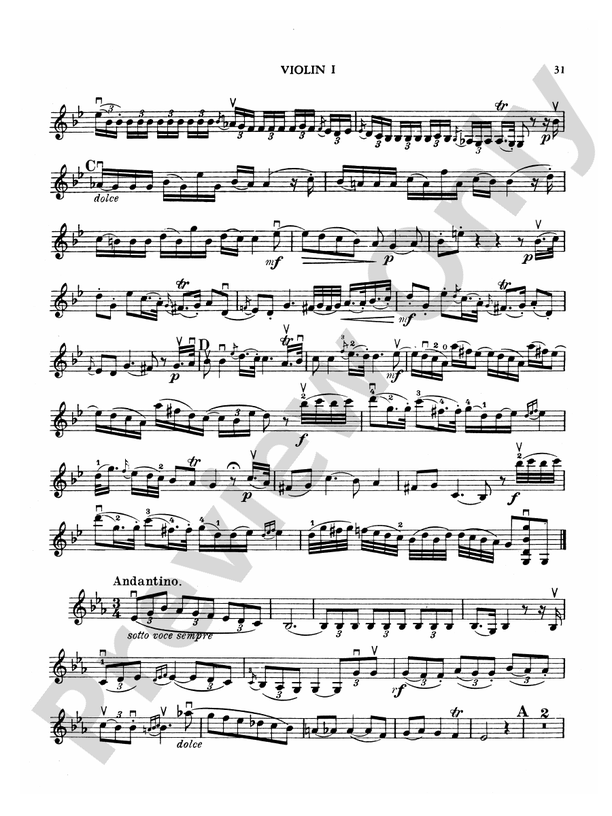 Boccherini: Nine Selected String Quartets: String Quartet No. 7 (Violin ...