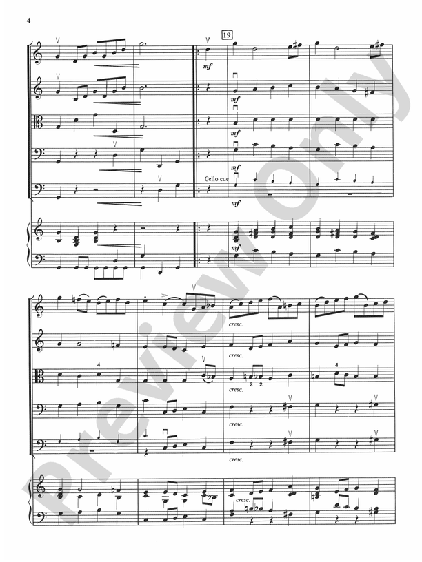 Bach Suite: Score: String Orchestra Score - Digital Sheet Music Download