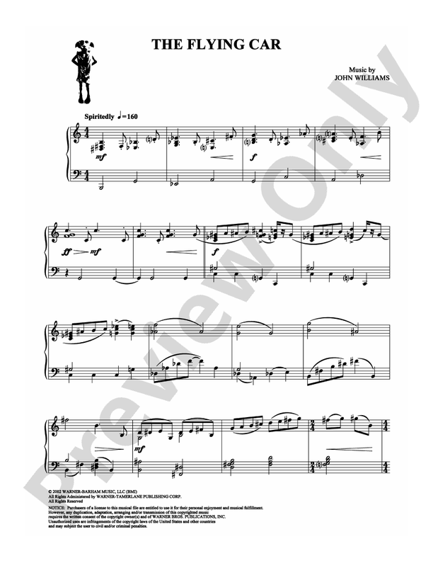 The Flying Car: Piano: John Williams - Digital Sheet Music Download