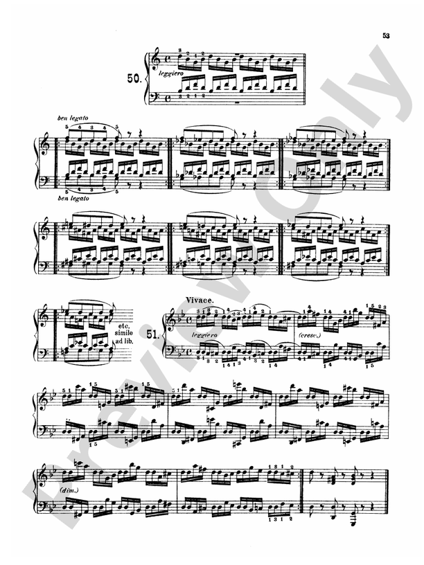 Brahms: Fifty-one Etudes: Etude 50 Part - Digital Sheet Music Download