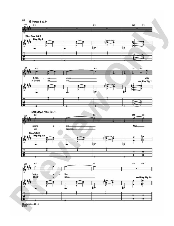 Hearts Alive: Guitar TAB: Mastodon - Digital Sheet Music Download