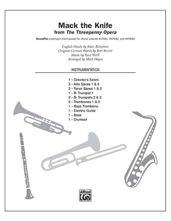 Mack the Knife: 1st & 2nd Tenor Saxophone: 1st & 2nd Tenor Saxophone ...