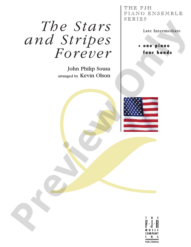 The Stars and Stripes Forever: Piano: John Philip Sousa - Digital Sheet Music Download