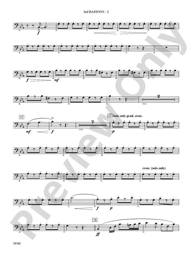 Napoli: 2nd Bassoon: 2nd Bassoon Part - Digital Sheet Music Download