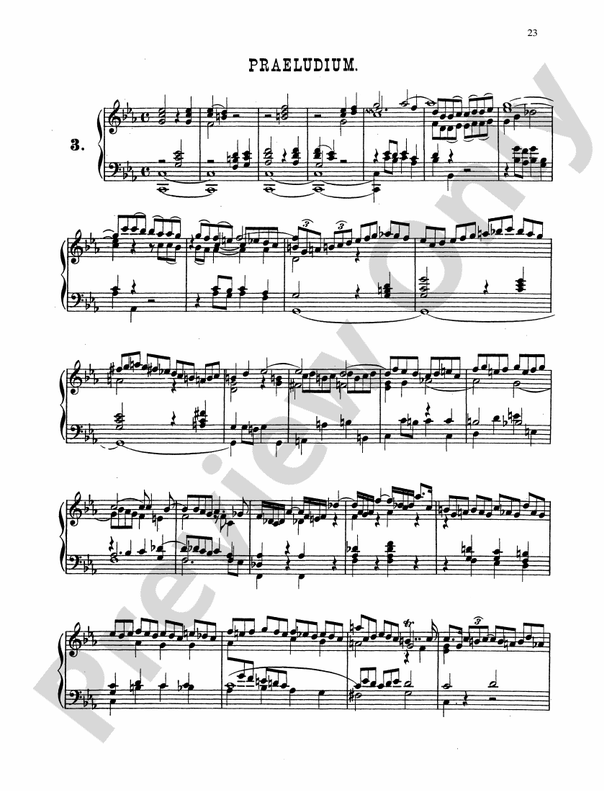Bach: Six Organ Preludes and Fugues (Arr. Franz Liszt): No. 3, Prelude ...