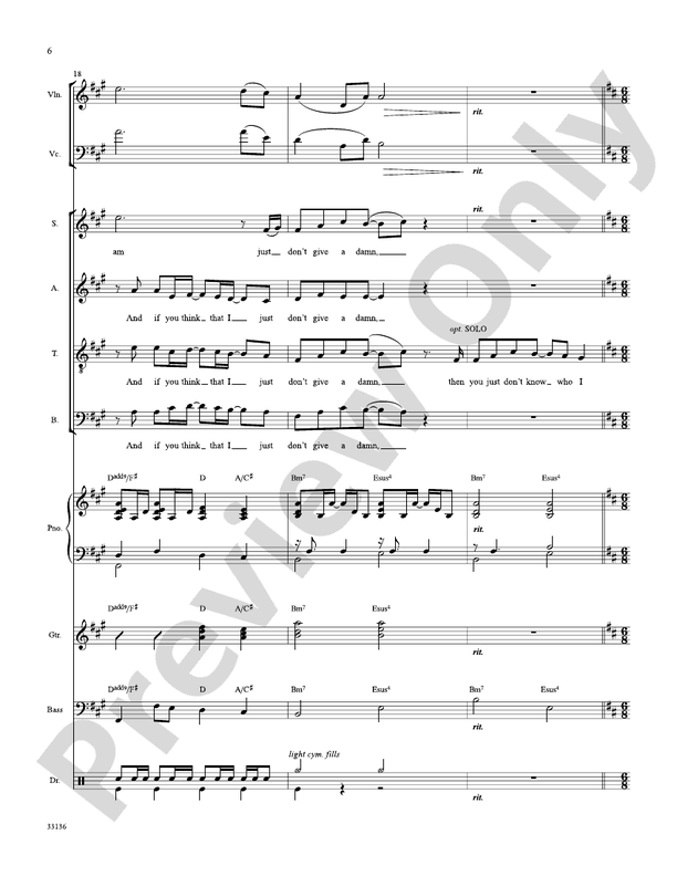 Next to Normal: A Choral Medley: Choral SoundPax - Digital Sheet Music ...